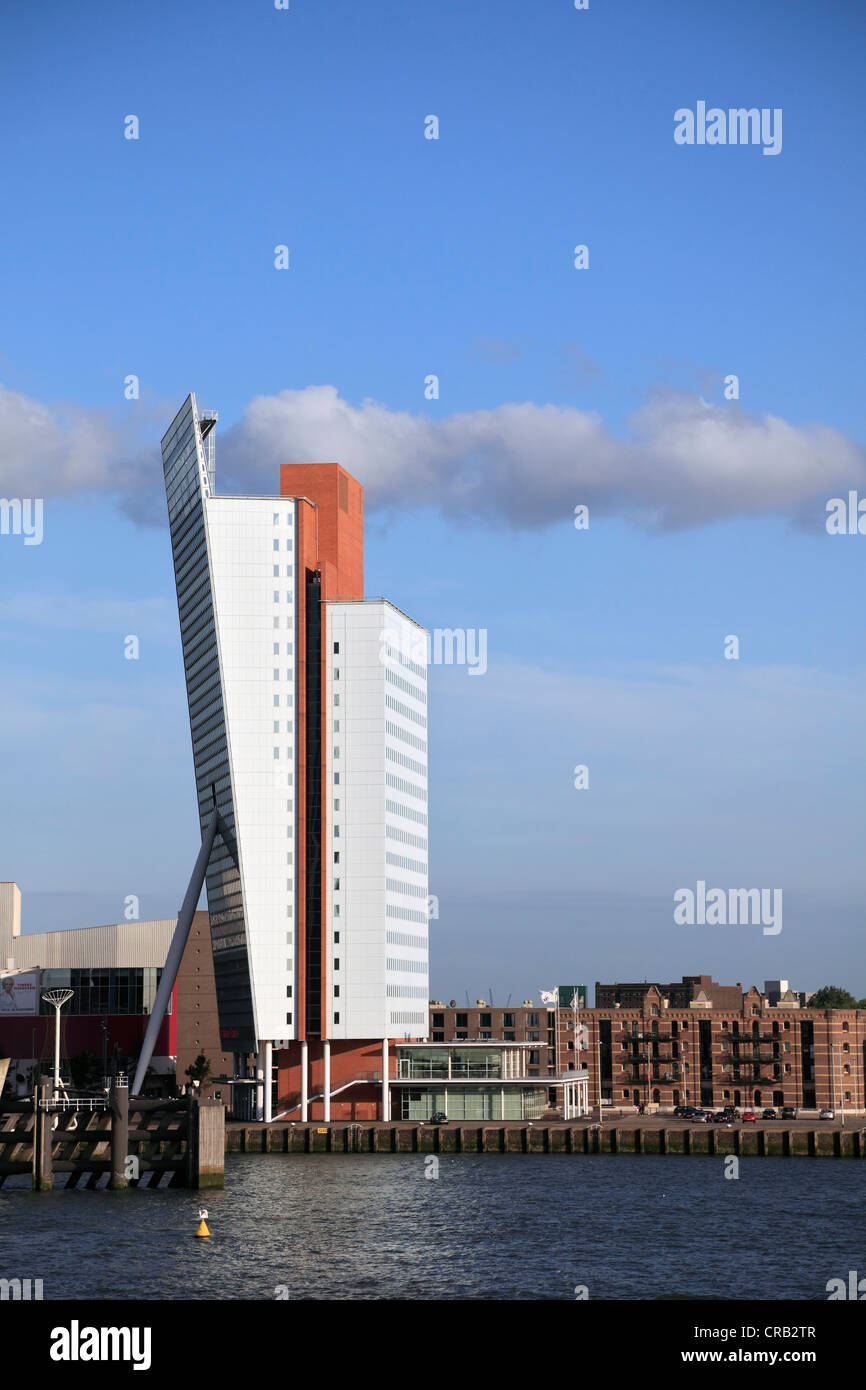 KPN Tower, Toren op Zuid, office tower of Dutch Telecom, Wilhelminapier ...