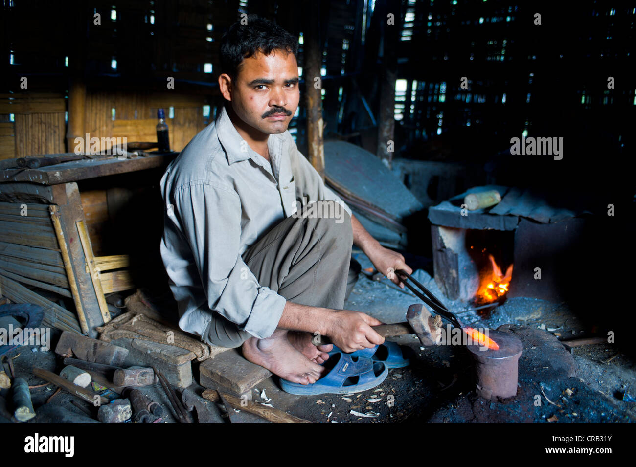 Indian Blacksmith Clipart