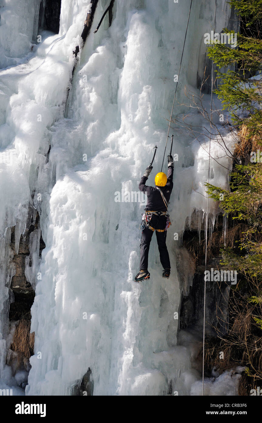 Iced waterfall in carinthia hi-res stock photography and images - Alamy
