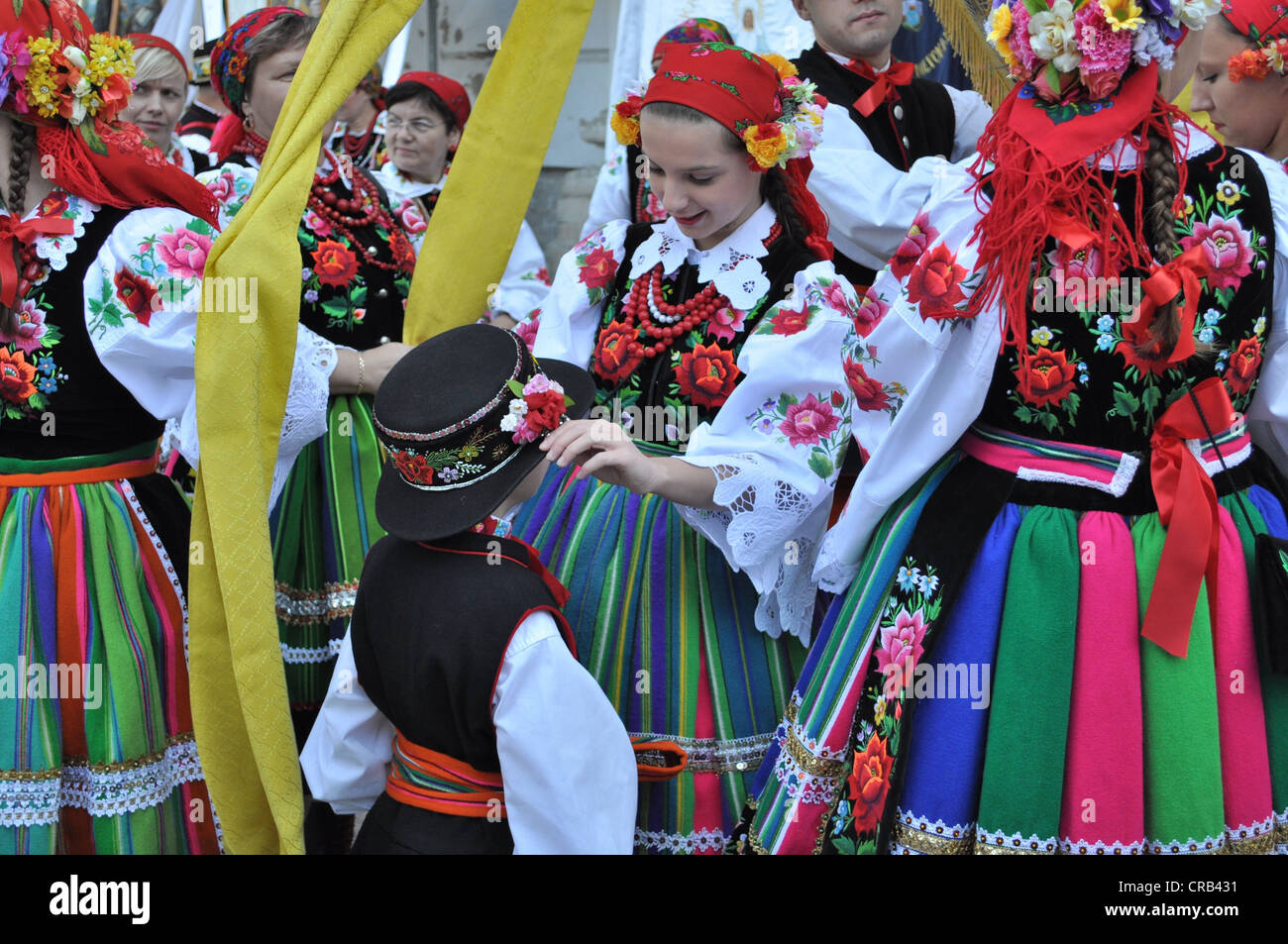 Corpus Christi Day - procession in Lowicz Stock Photo - Alamy