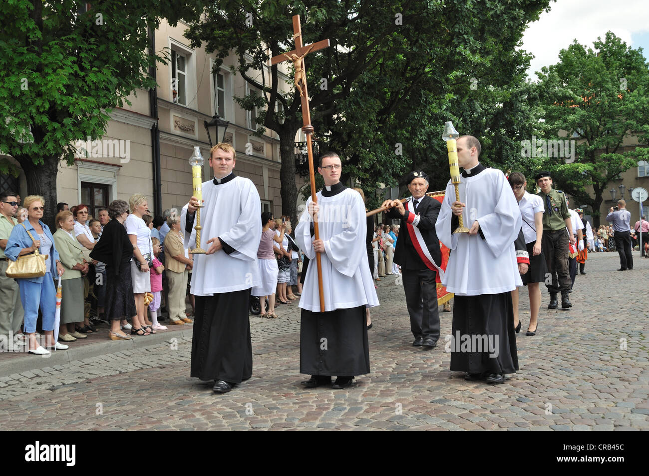 Corpus Christi Day - procession in Lowicz Stock Photo - Alamy