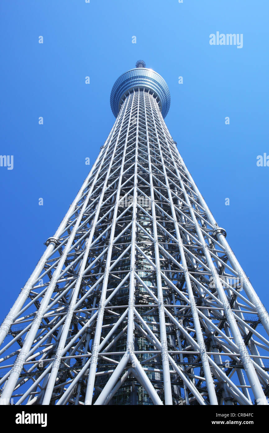 Tokyo sky tree, Japanese radio tower Stock Photo - Alamy