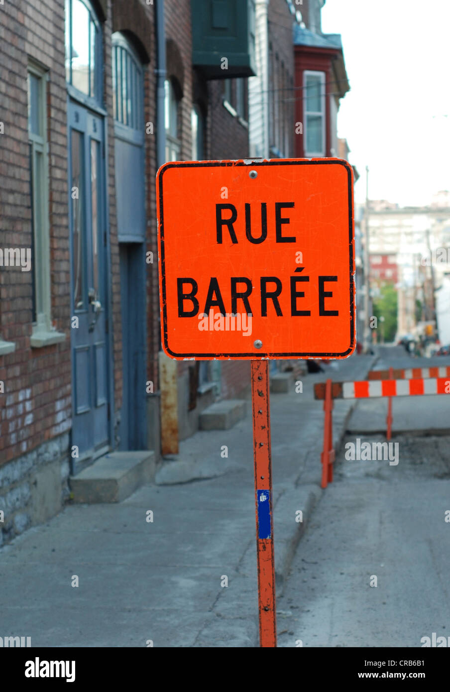 Rue barree hi-res stock photography and images - Alamy