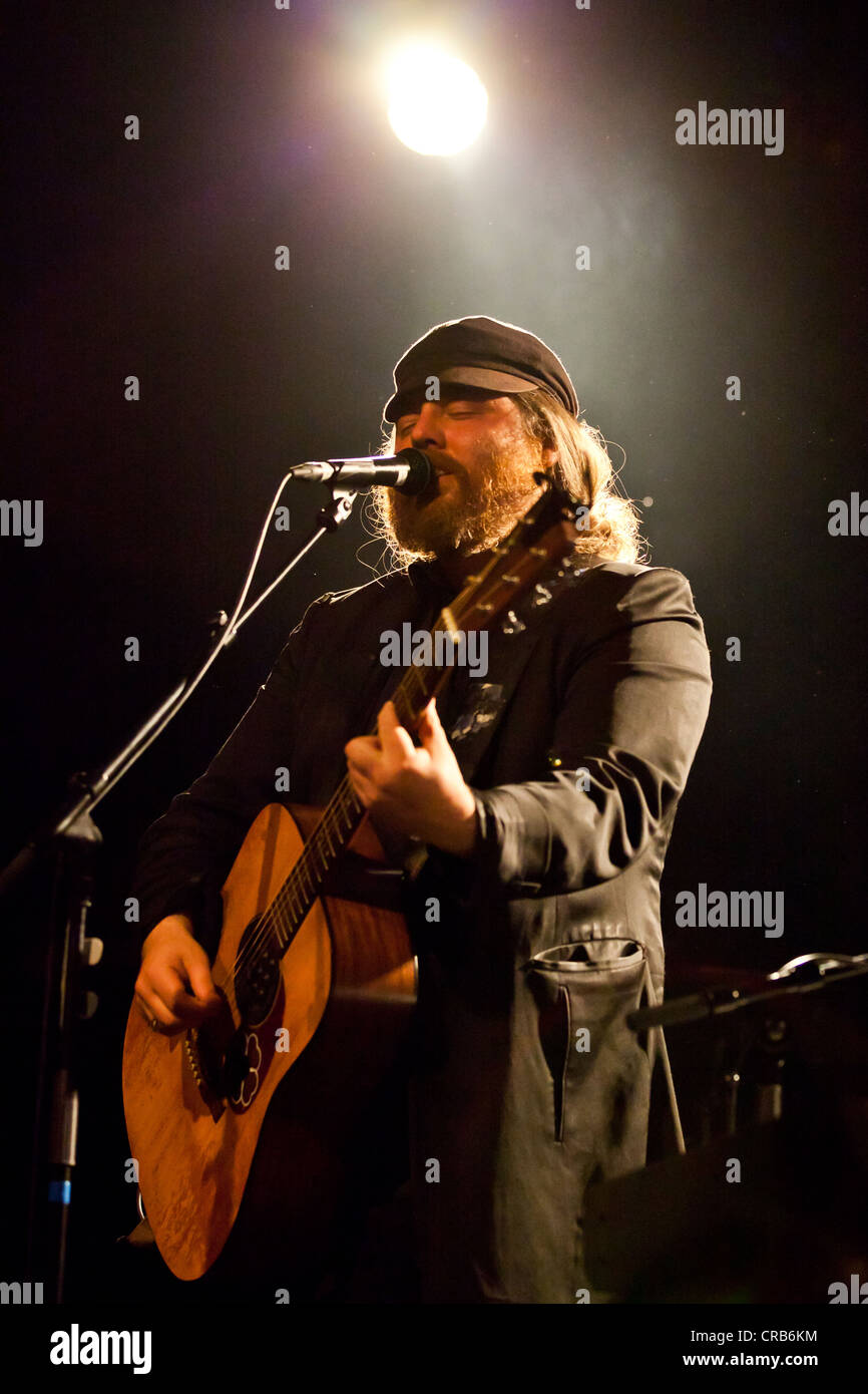 Søren Huss, singer and frontman of the Danish band Saybia, performing ...