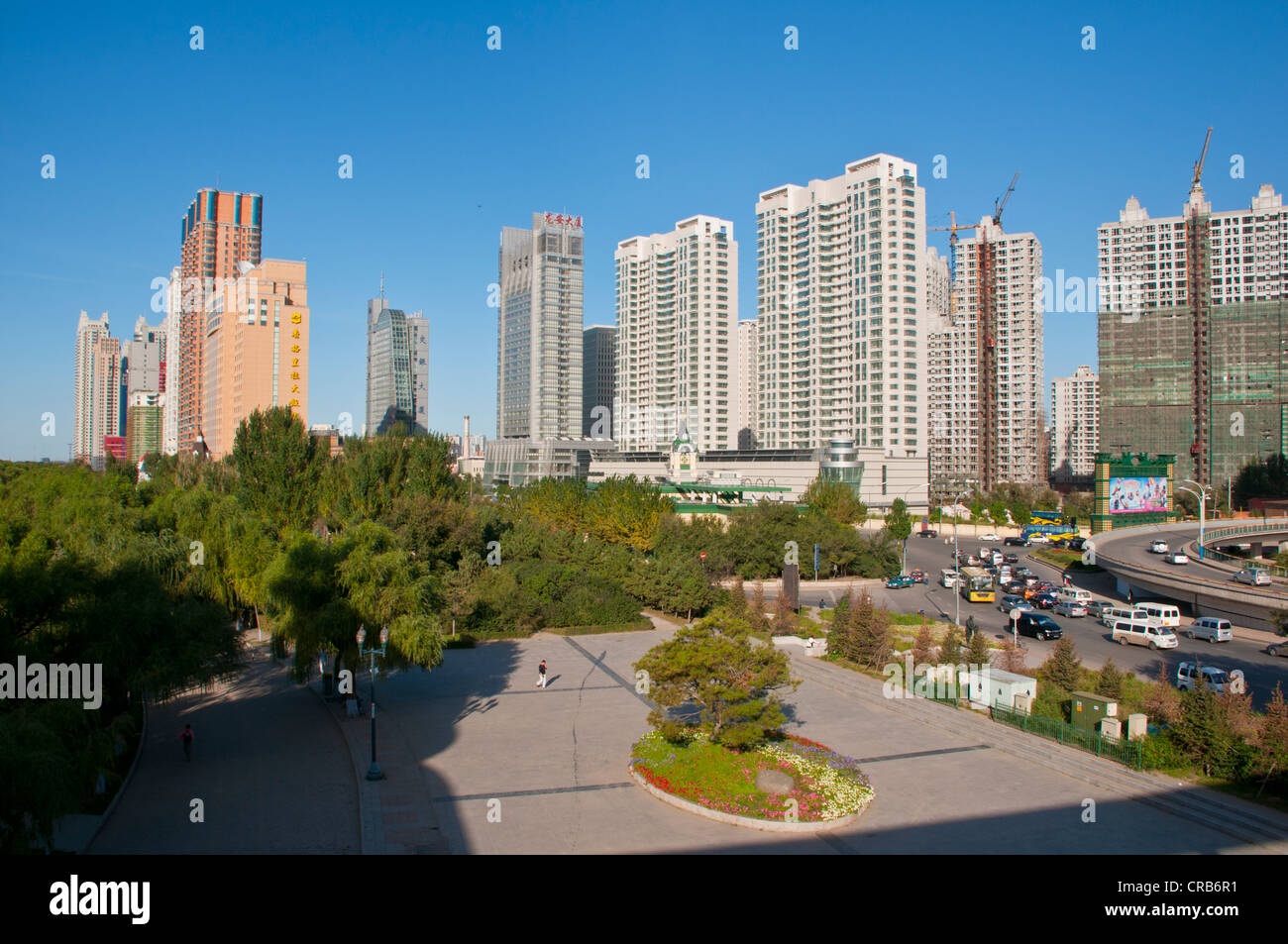 The skyline of Harbin, Heilongjiang, China, Asia Stock Photo - Alamy