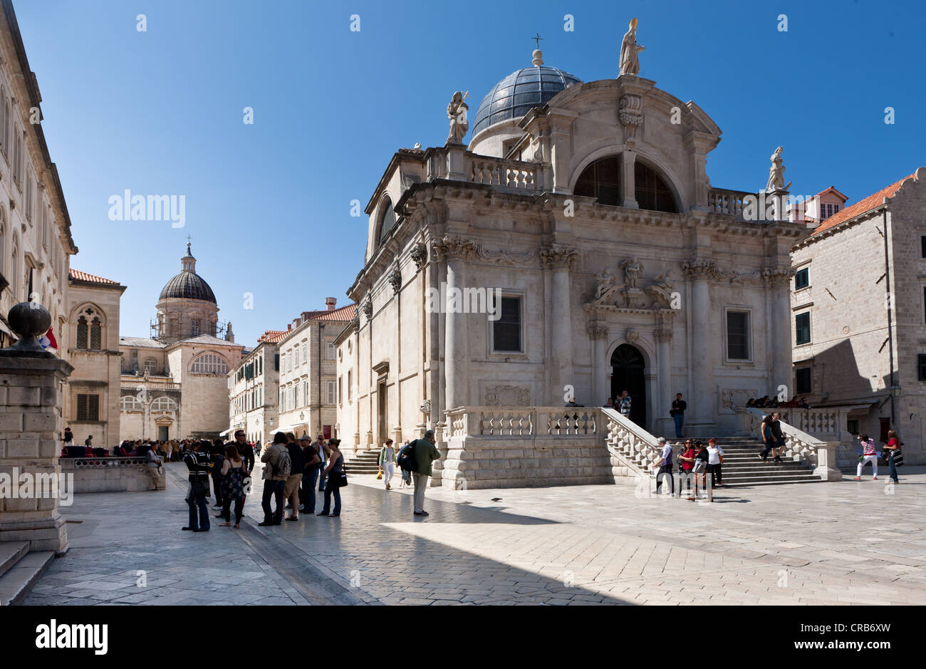 Church of Saint Blaise, old town of Dubrovnik, UNESCO World Heritage ...