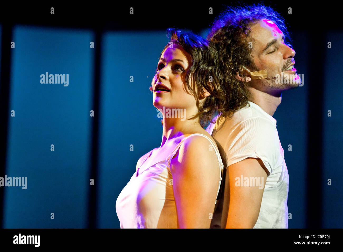 Hair, The Musical, with Judith Peres as Sheila and Aris Sas as Claude ...