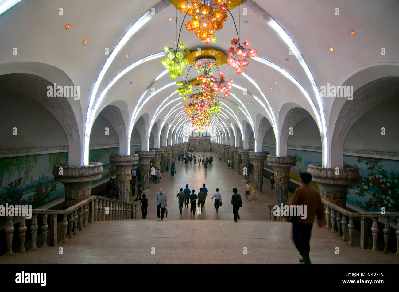 Pyongyang subway hi-res stock photography and images - Alamy