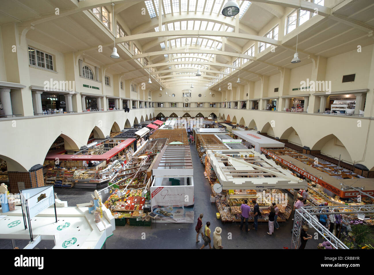 Market hall, Art Nouveau building, Dorotheenstrasse 4, Stuttgart, Baden ...
