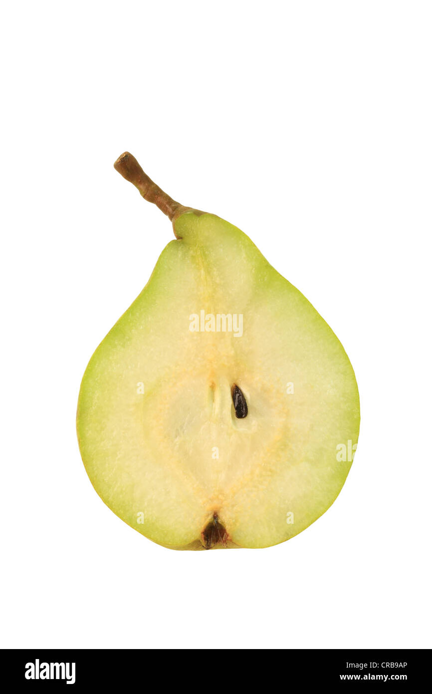 Pear (Pyrus), St. Remy cultivar, sliced Stock Photo - Alamy