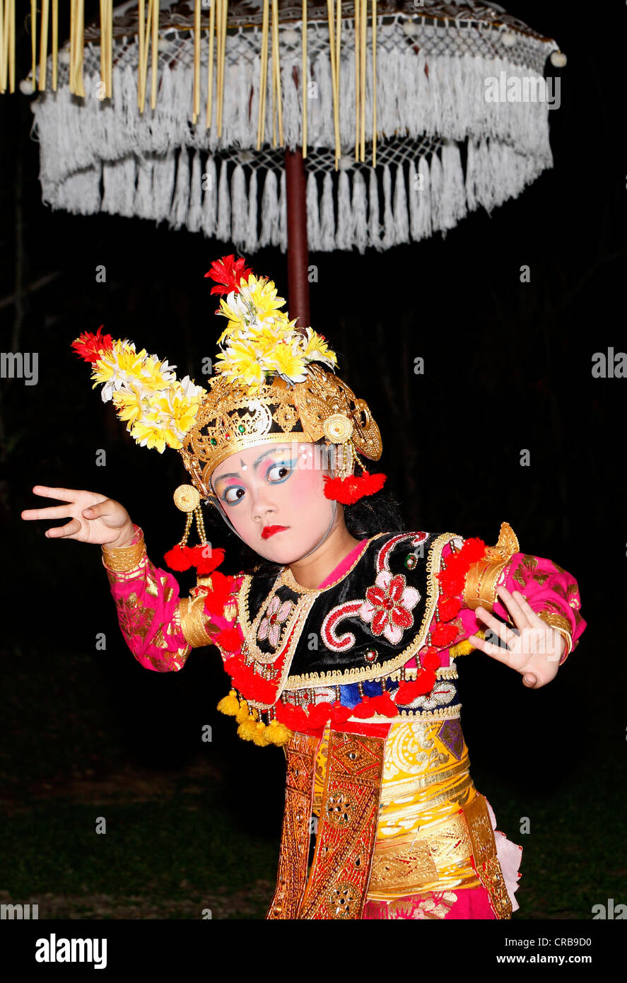 Balinese girl dancing the Legong, Ubud, Bali, Indonesia. Model Released ...