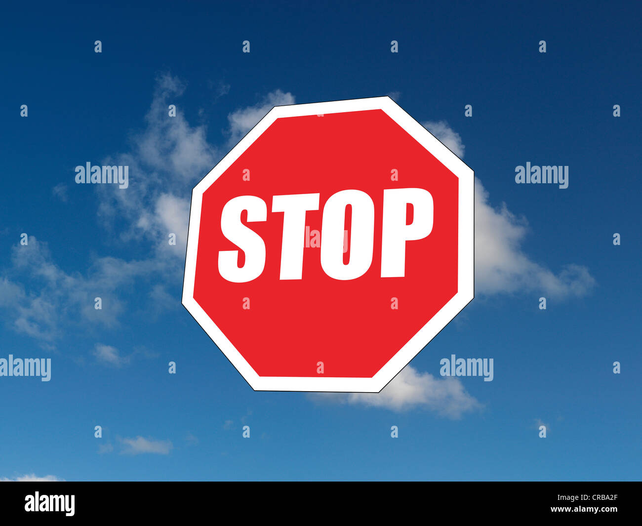 A close up shot of a red stop sign Stock Photo - Alamy