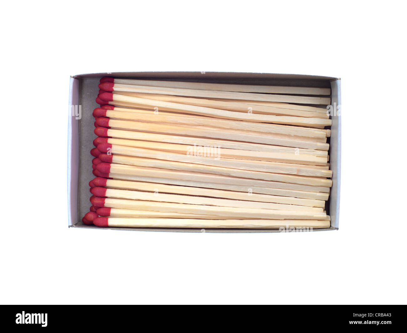 Wooden matches isolated against a white background Stock Photo - Alamy