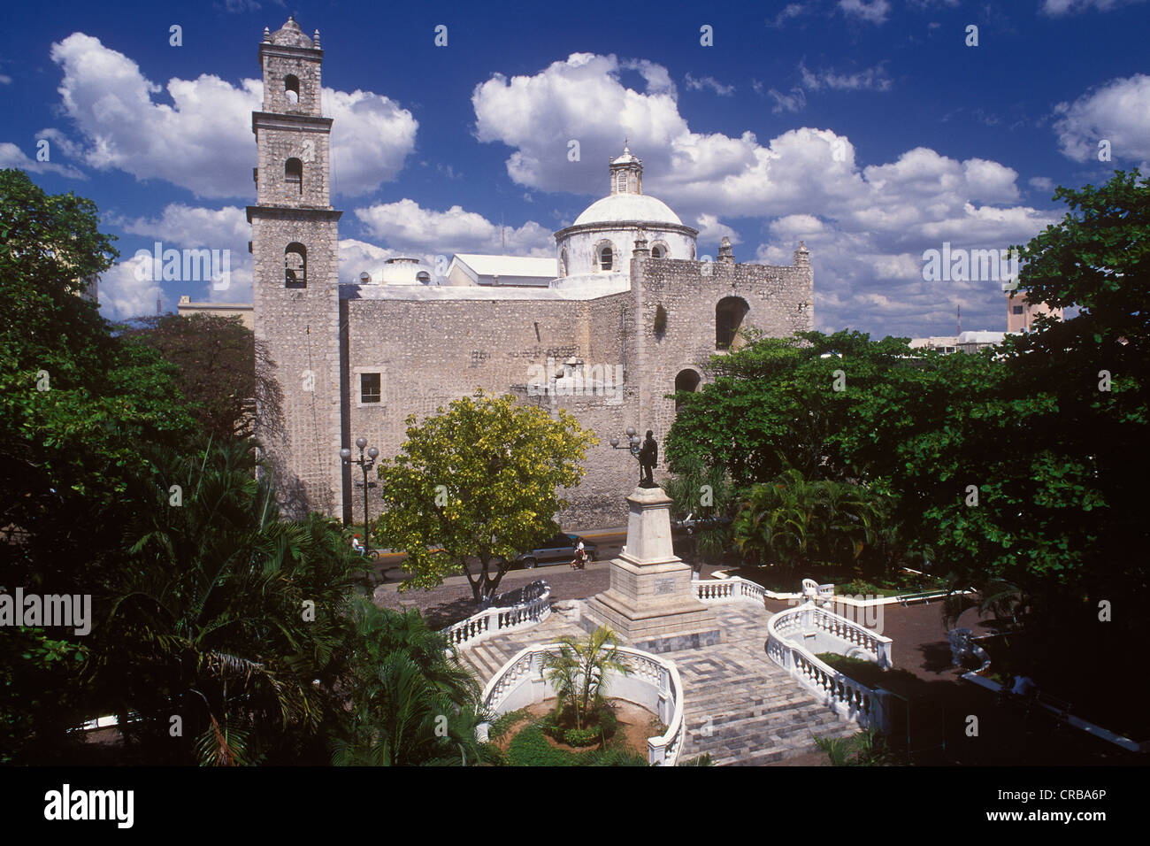 Iglesia del Jesús, Jesus Church, Plaza Hidalgo, Merida, Yucatan, Mexico ...