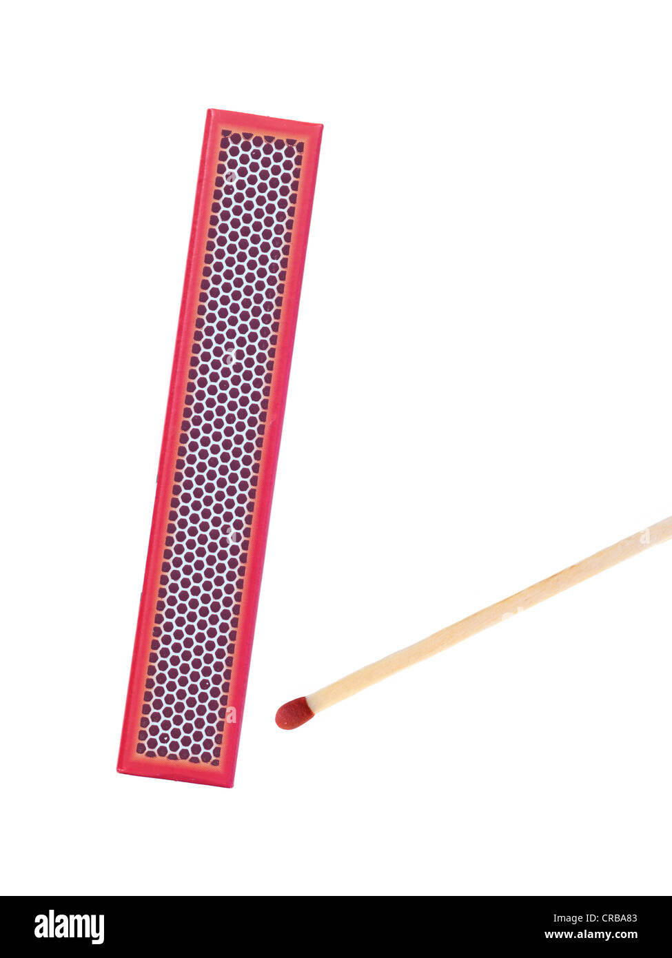 Wooden matches isolated against a white background Stock Photo - Alamy