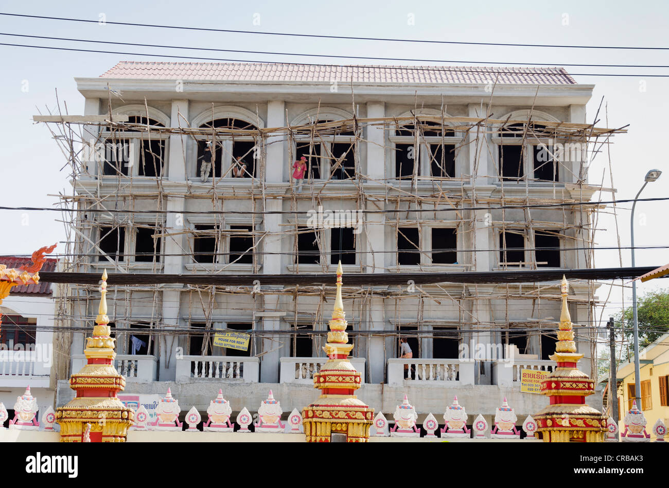 Laos vientiane road construction hi-res stock photography and images ...