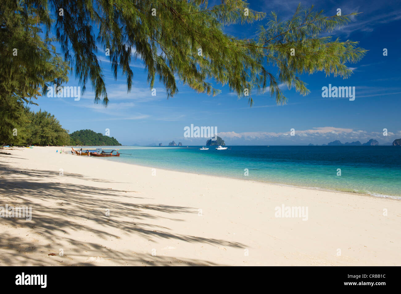 Sandy beach, Ko Kradan, Koh Kradan, Trang, Thailand, Southeast Asia ...