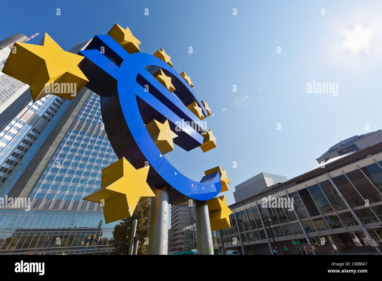 Euro sign frankfurt hi-res stock photography and images - Alamy