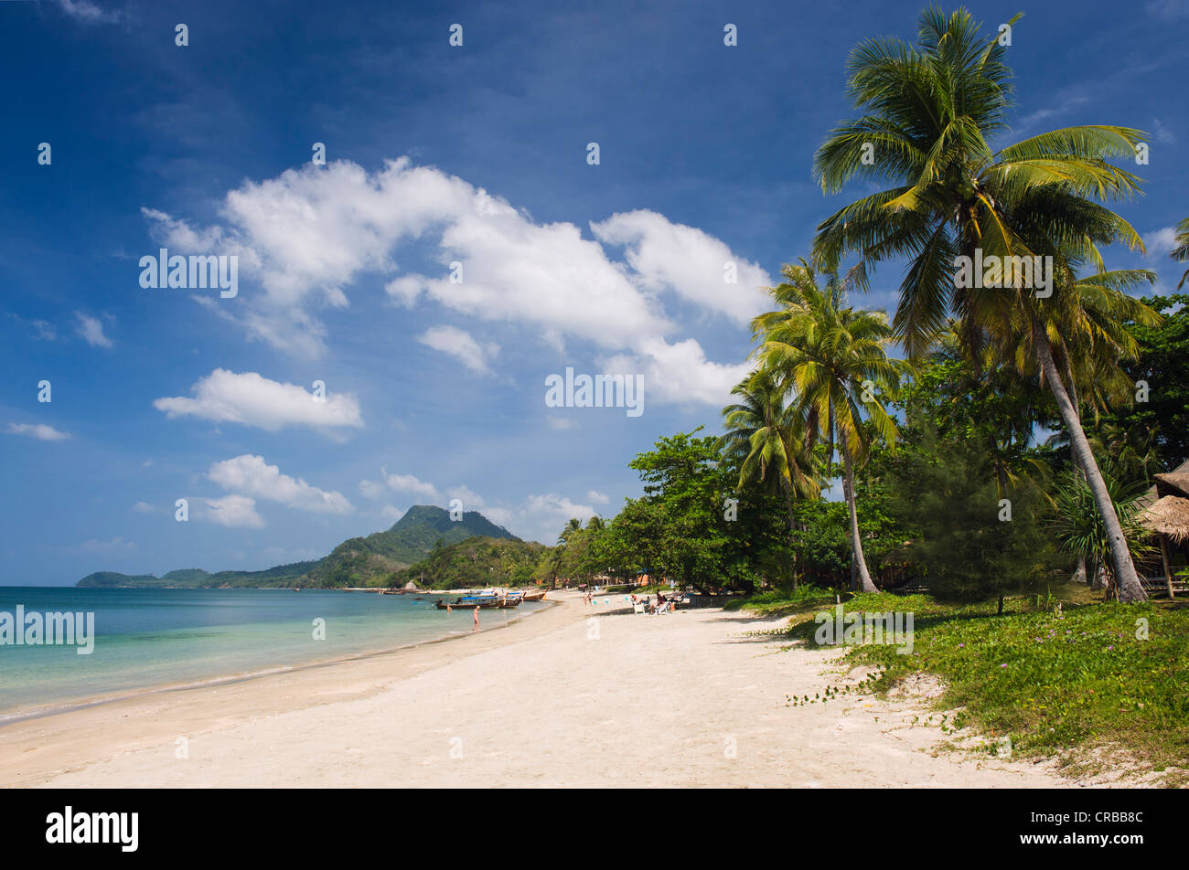 Palm beach, Golden Pearl Beach, Ko Jum or Koh Pu island, Krabi ...