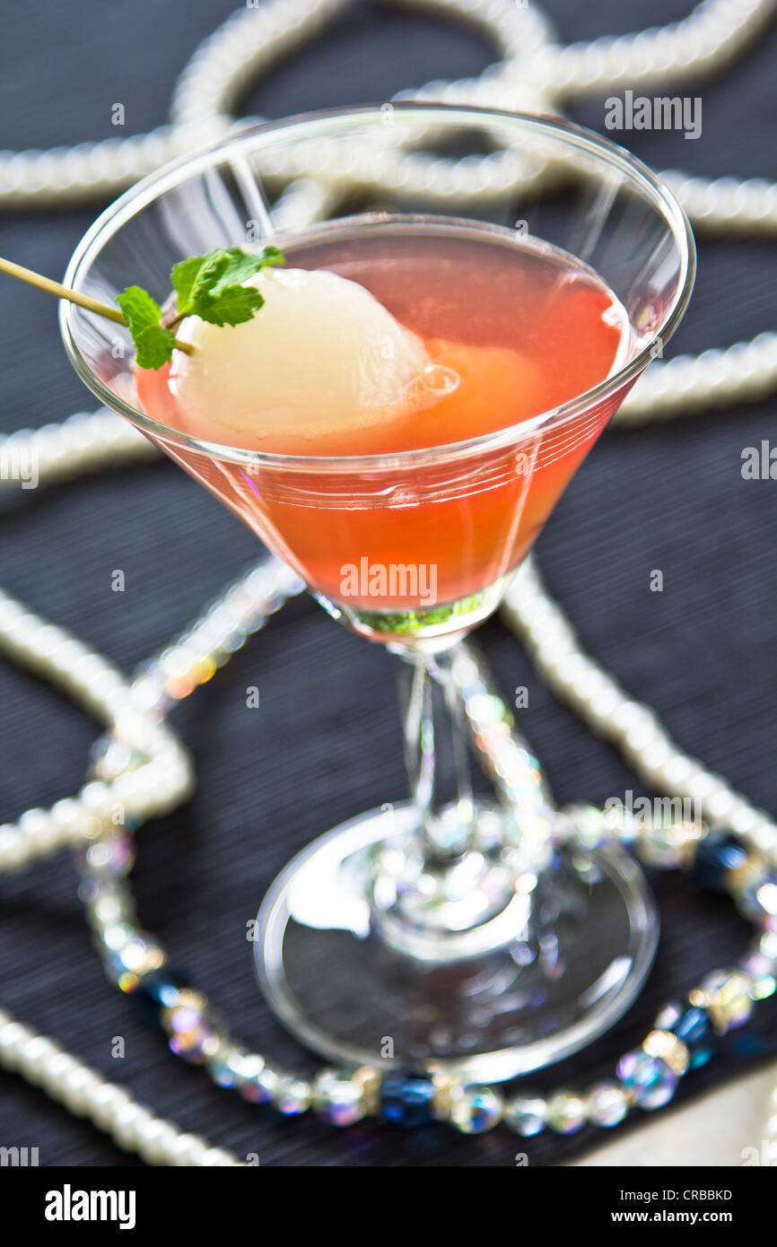 Lychee martini drink hi-res stock photography and images - Alamy