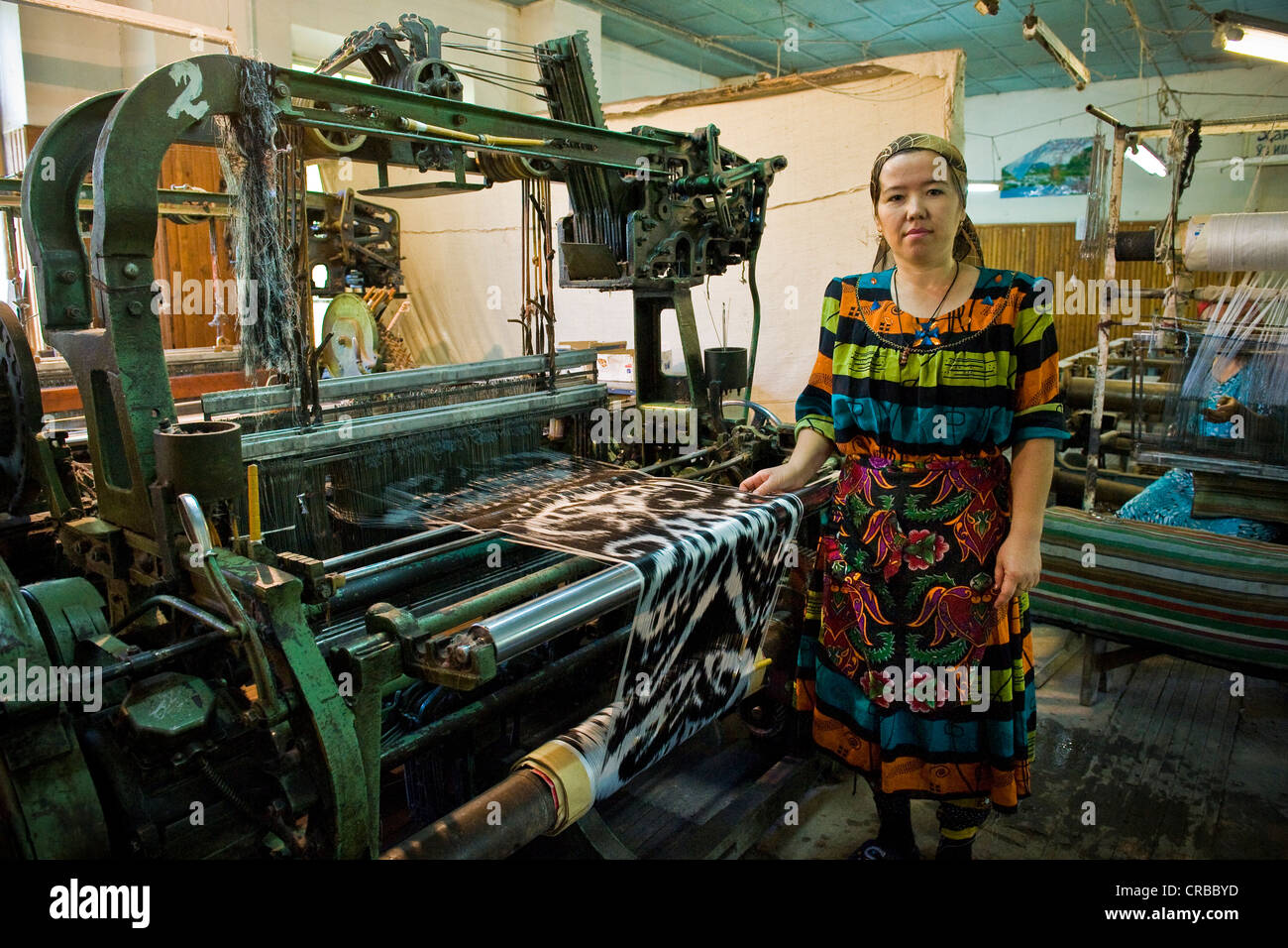 Uzbekistan, Margilan, silk factory Stock Photo - Alamy