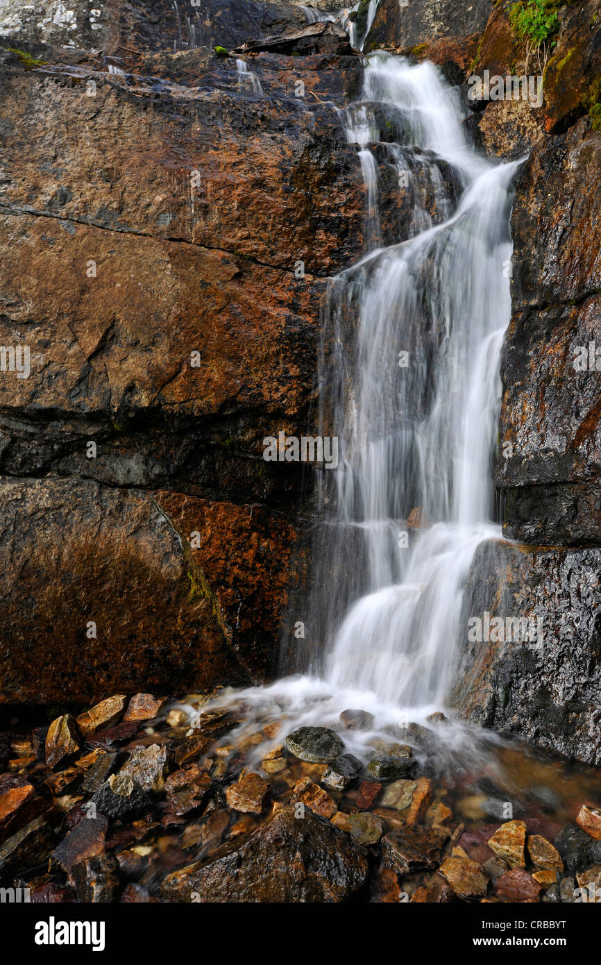 Lake Agnes Waterfall, Lake Louise, Banff National Park, Canadian ...