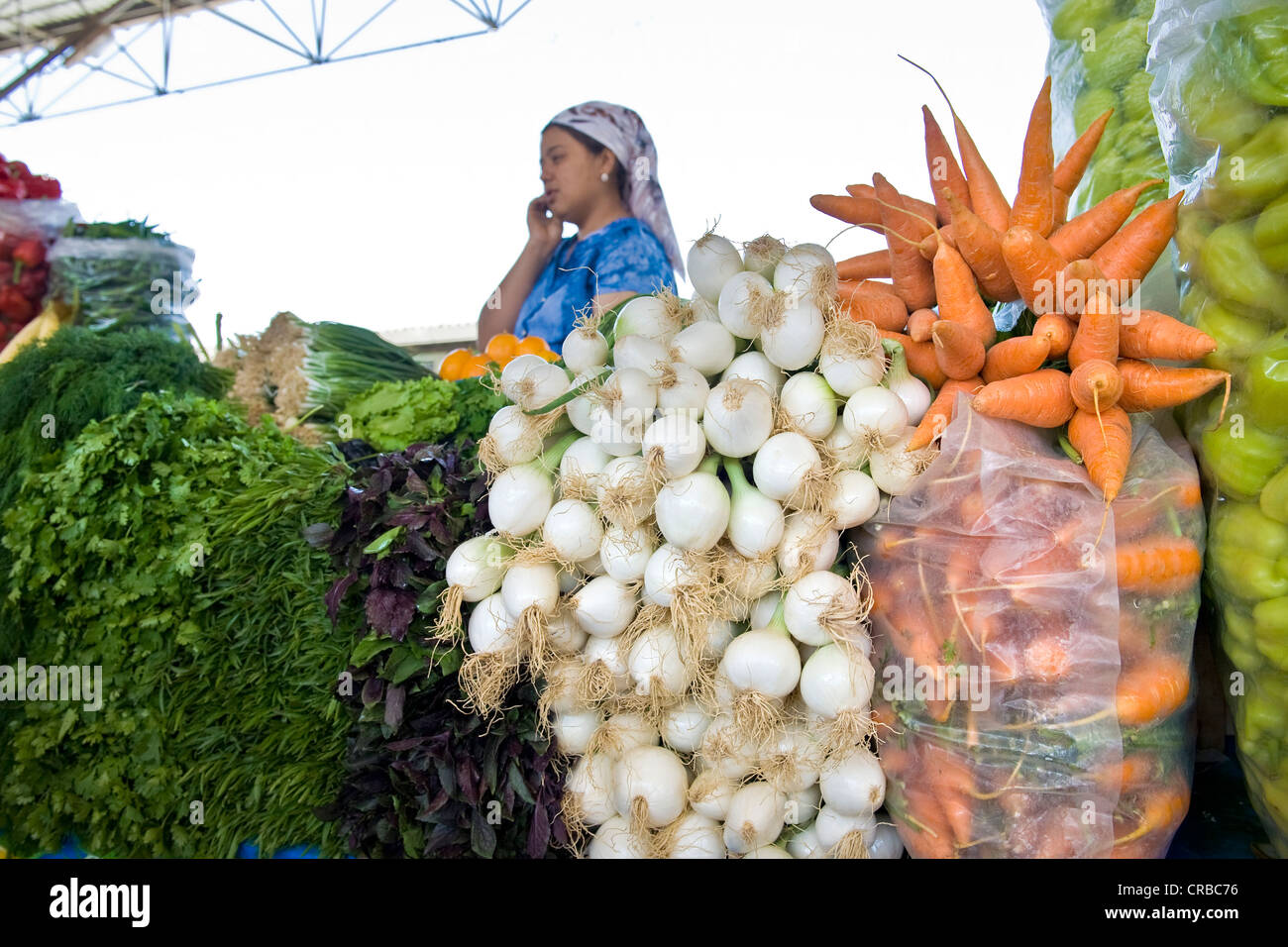Uzbekistan, Margilan, traditional market Stock Photo - Alamy