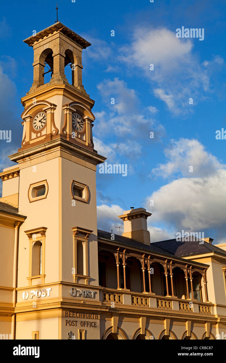 Beechworth post office in Victoria's High Country Stock Photo - Alamy