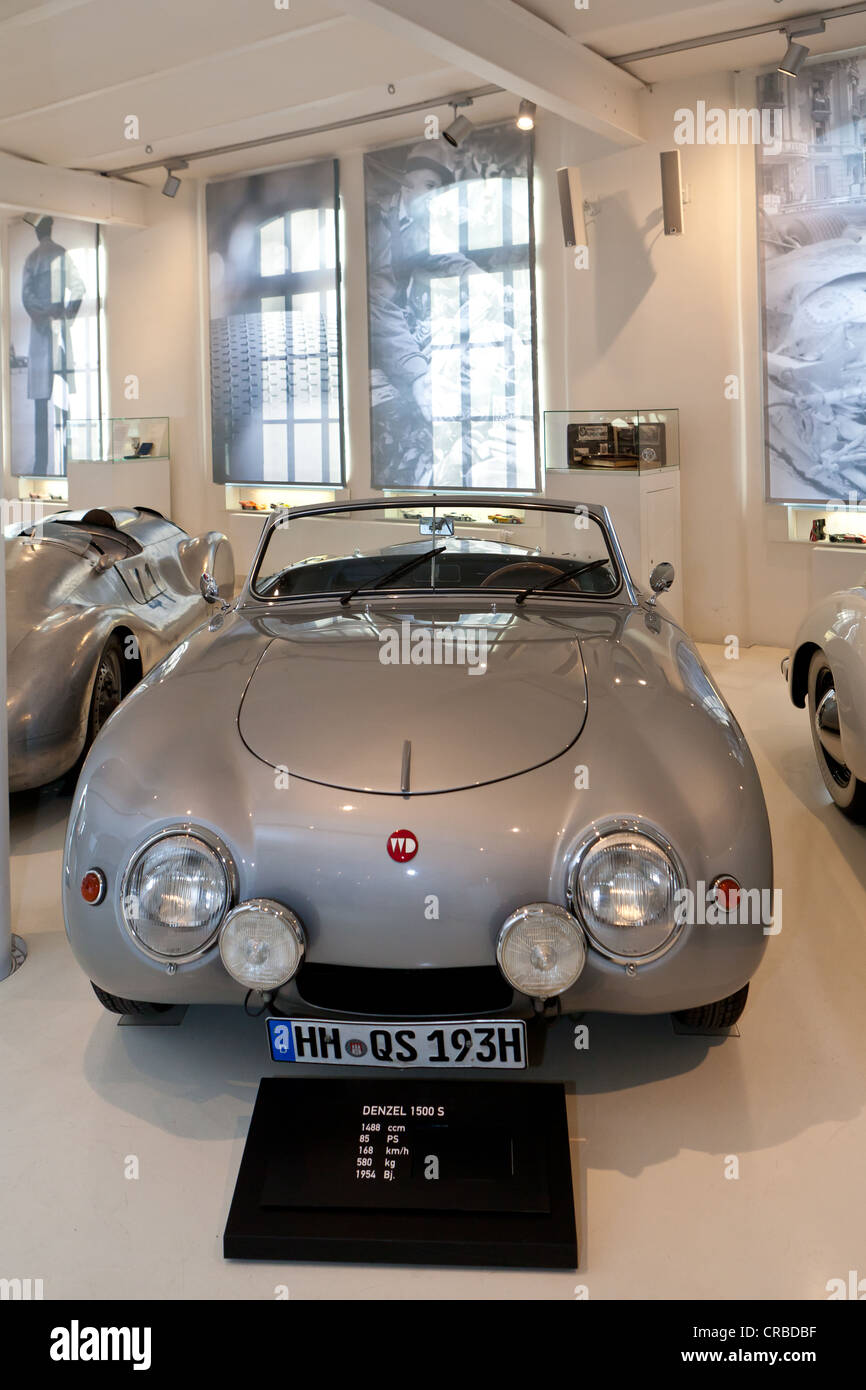 Vintage car, Prototyp Museum Hamburg, Hafencity quarter, Hamburg ...