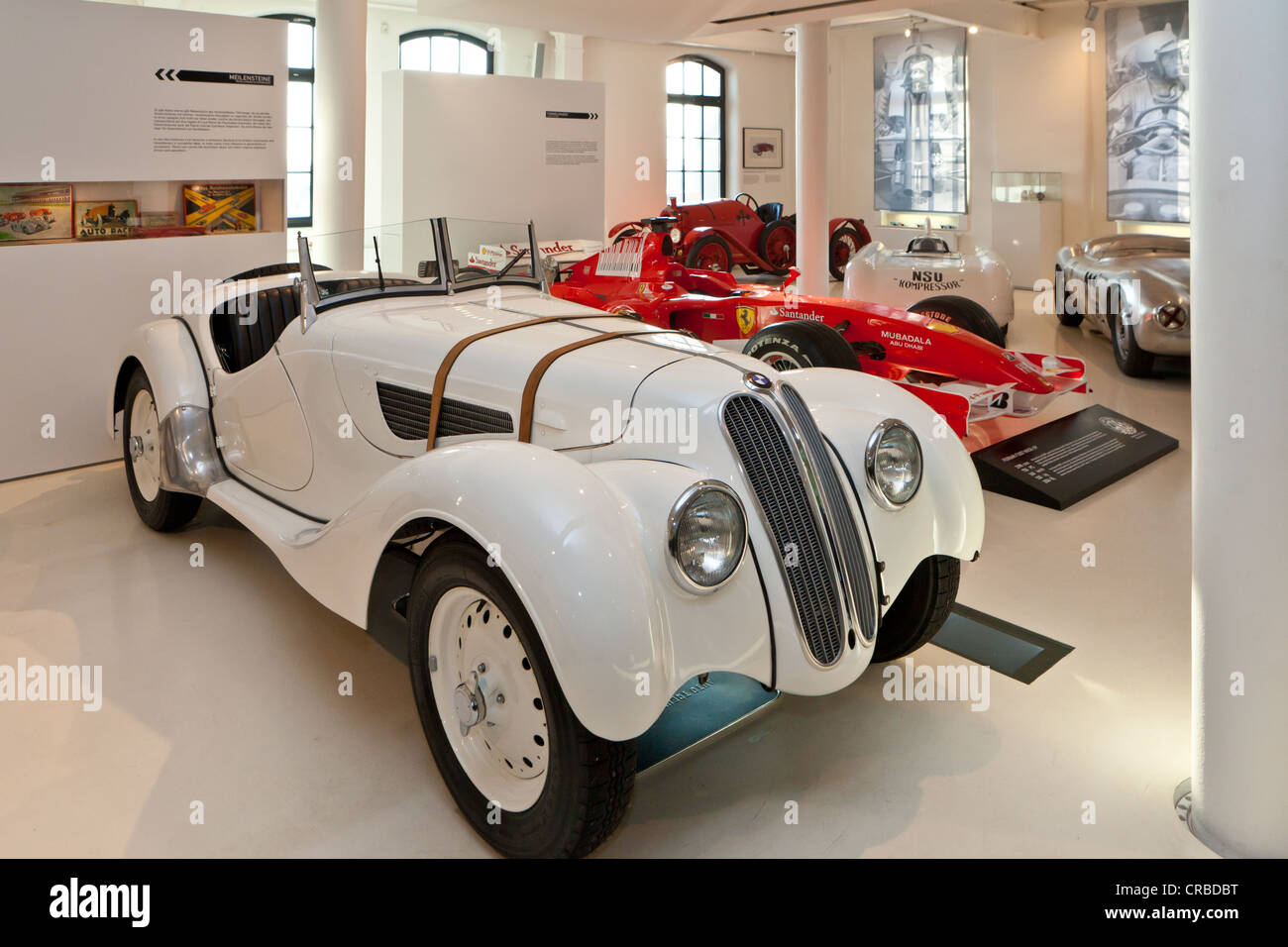 BMW 328 from 1936, Prototyp Museum Hamburg, Hafencity quarter, Hamburg ...
