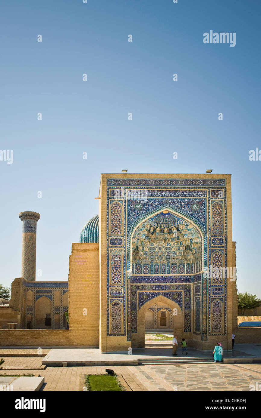 Uzbekistan, Samarkand, Amir Temur mausoleum Stock Photo - Alamy