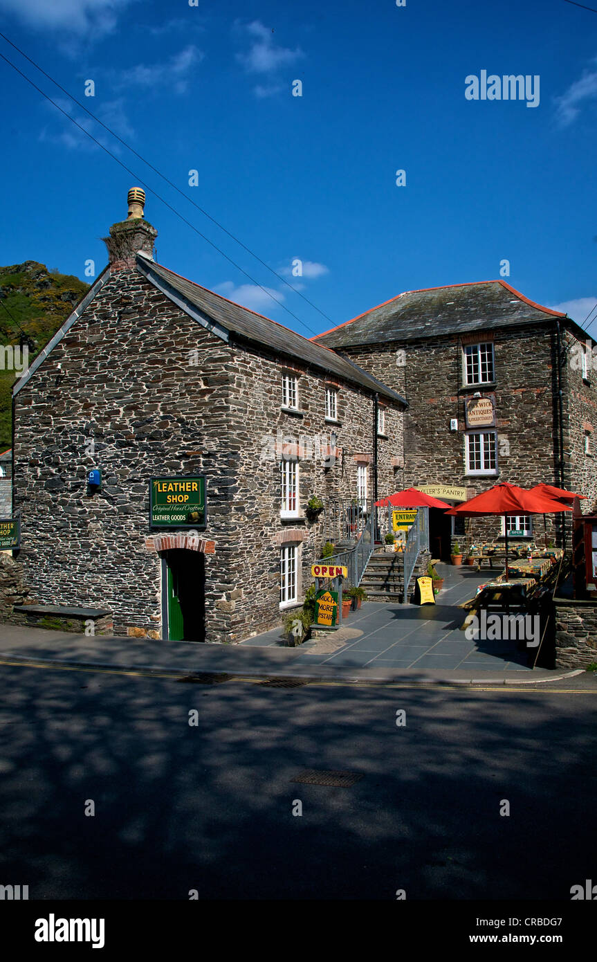 Boscastle Cornwall UK National Trust Stock Photo - Alamy