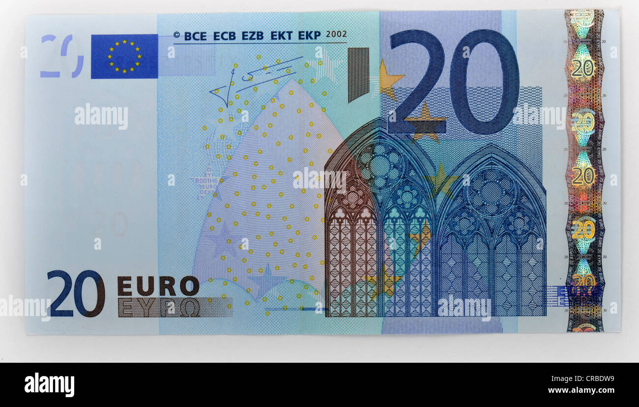 20 euro banknote hi-res stock photography and images - Alamy