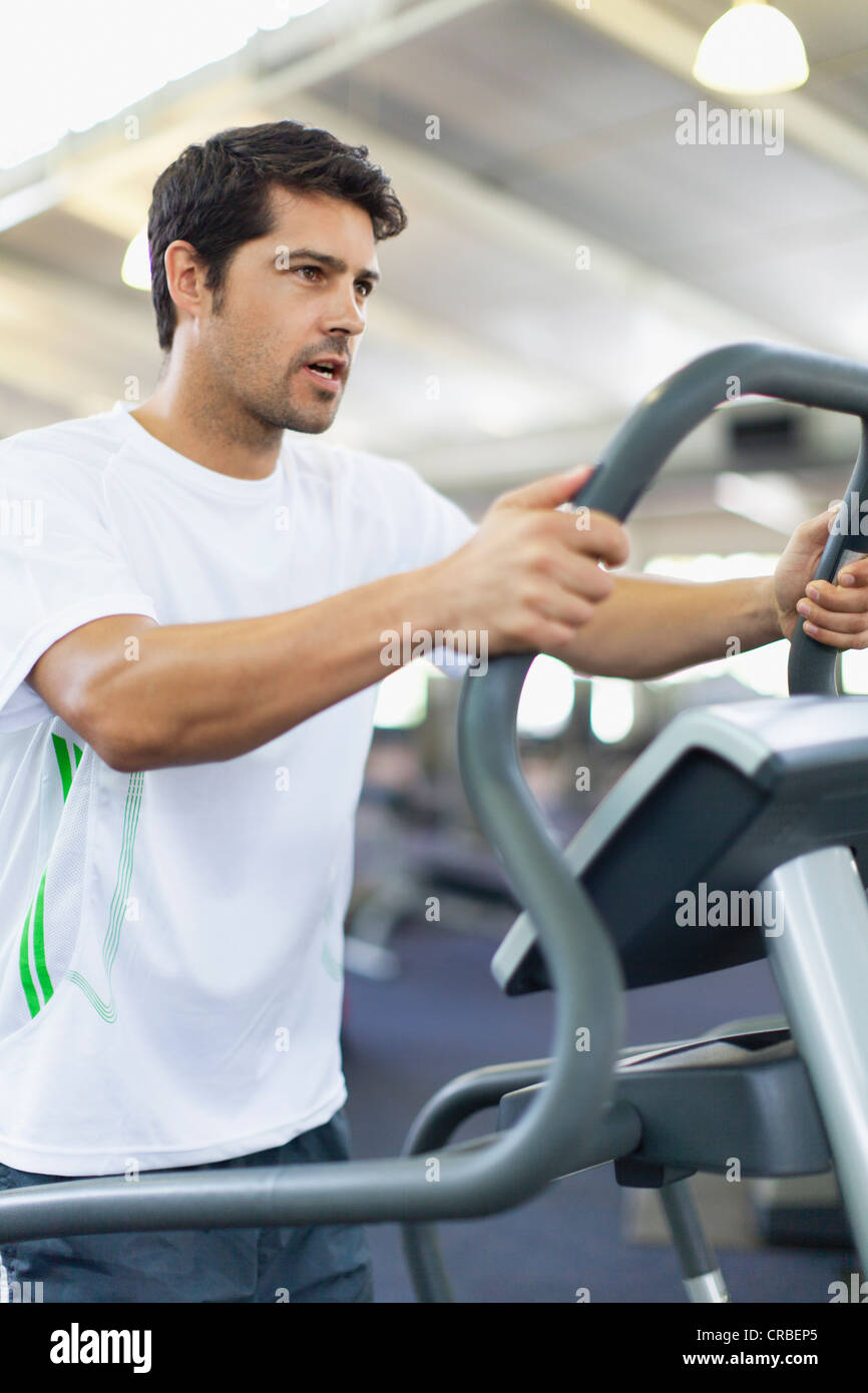 Stepping man not woman workout hi-res stock photography and images - Alamy