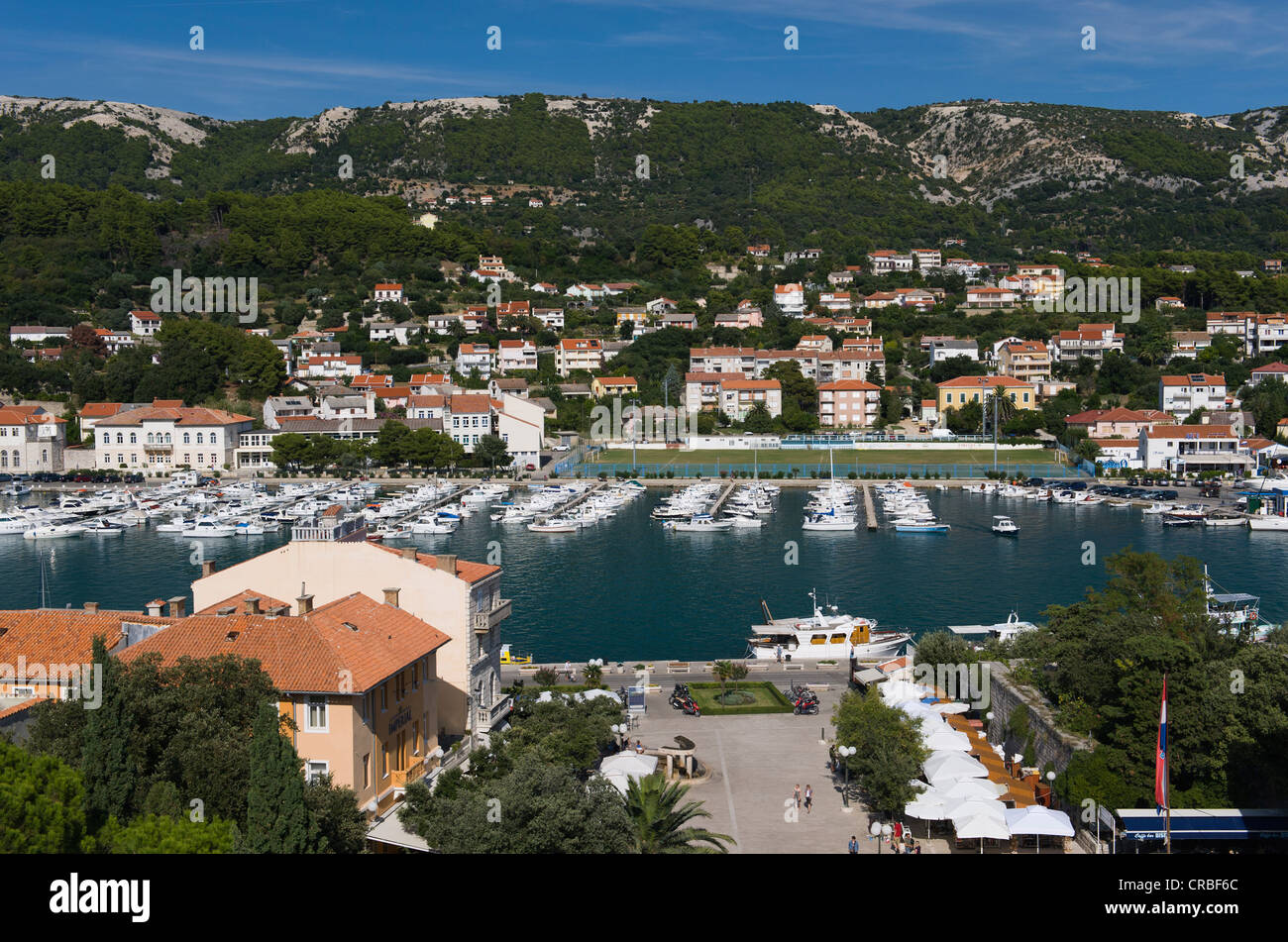Port of Rab, Rab island, Kvarner Gulf, Croatia, Europe Stock Photo - Alamy