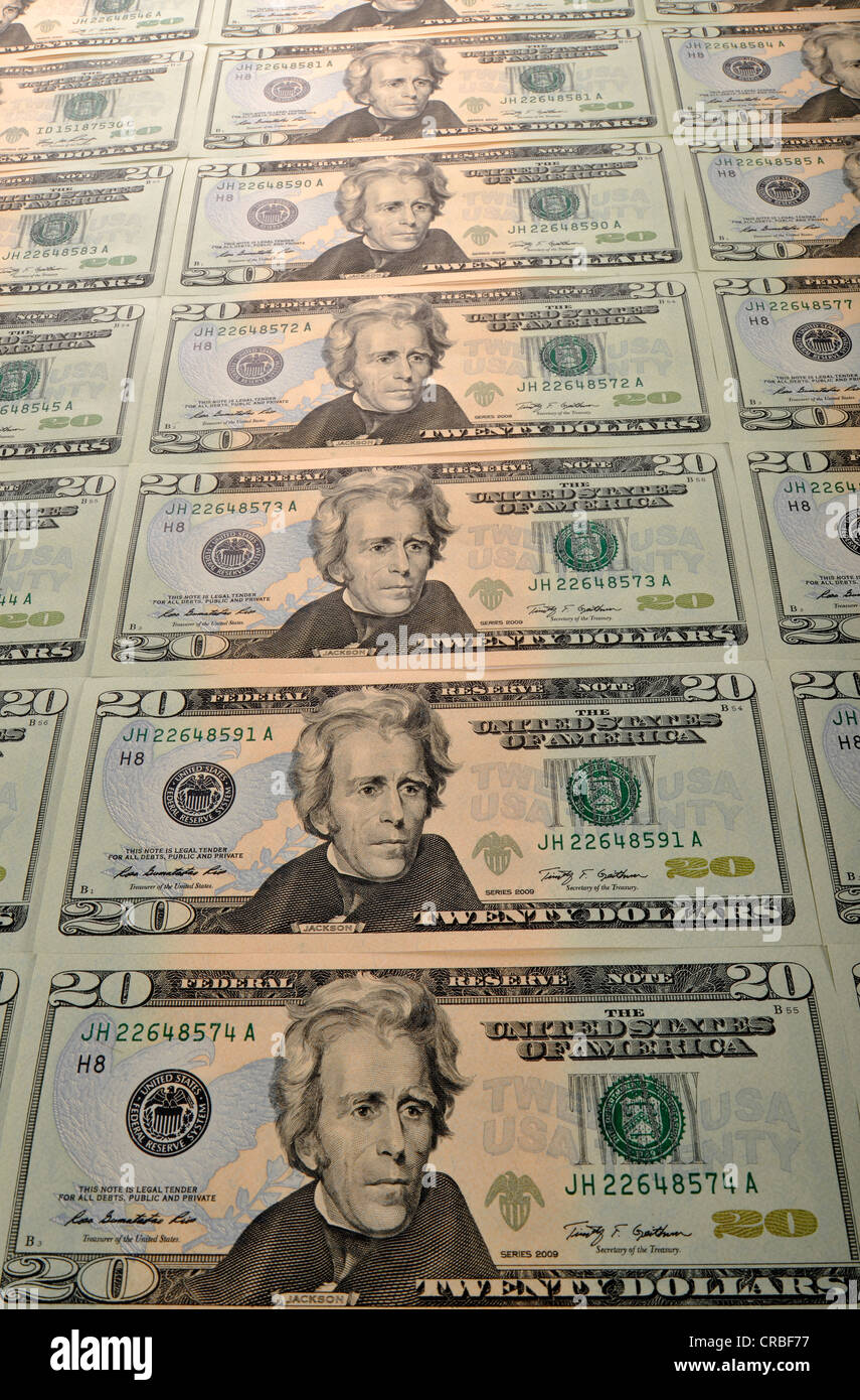 US Dollar bills or banknotes Stock Photo - Alamy