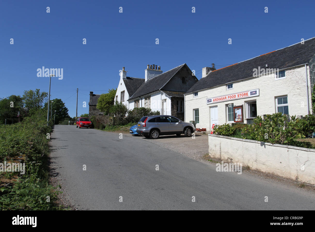 Exterior of Ardvasar Food Store Isle of Skye Scotland June 2012 Stock ...