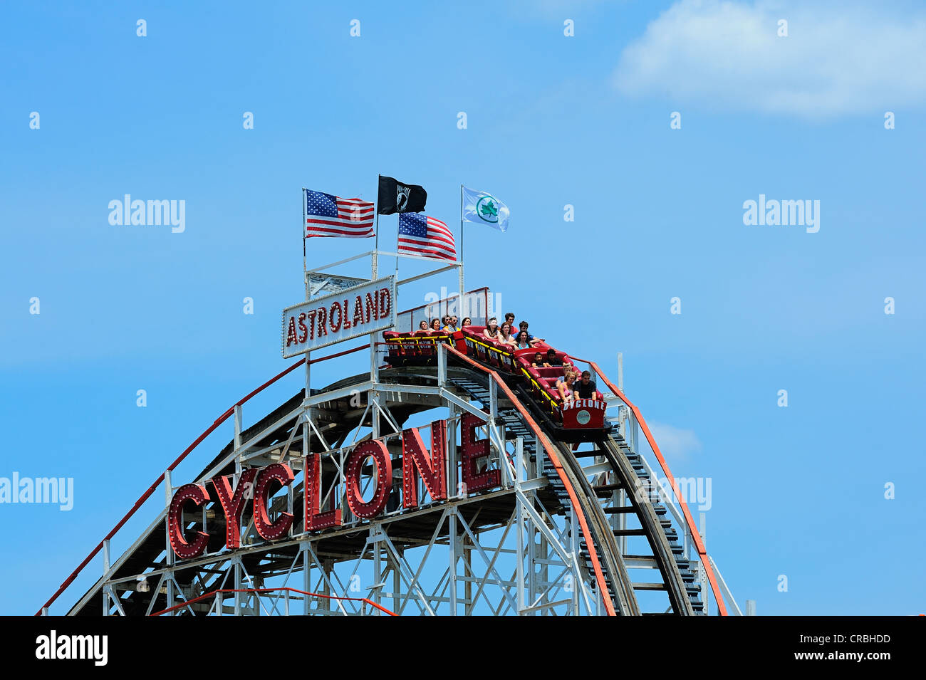 Coney Island Cyclone, rollercoaster, Astroland Park, Coney Island, New ...
