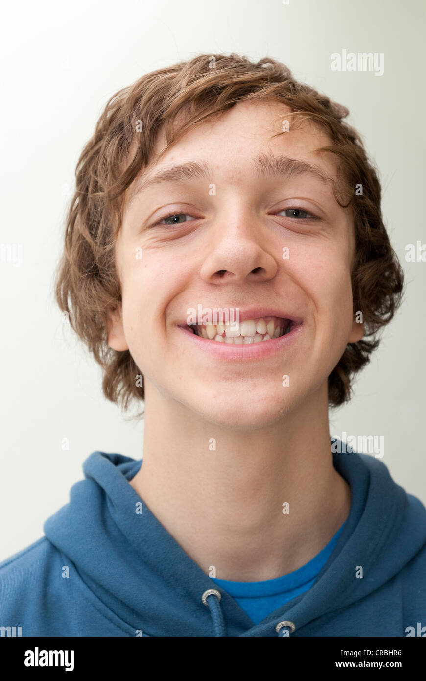 Boy teenager making face hi-res stock photography and images - Alamy
