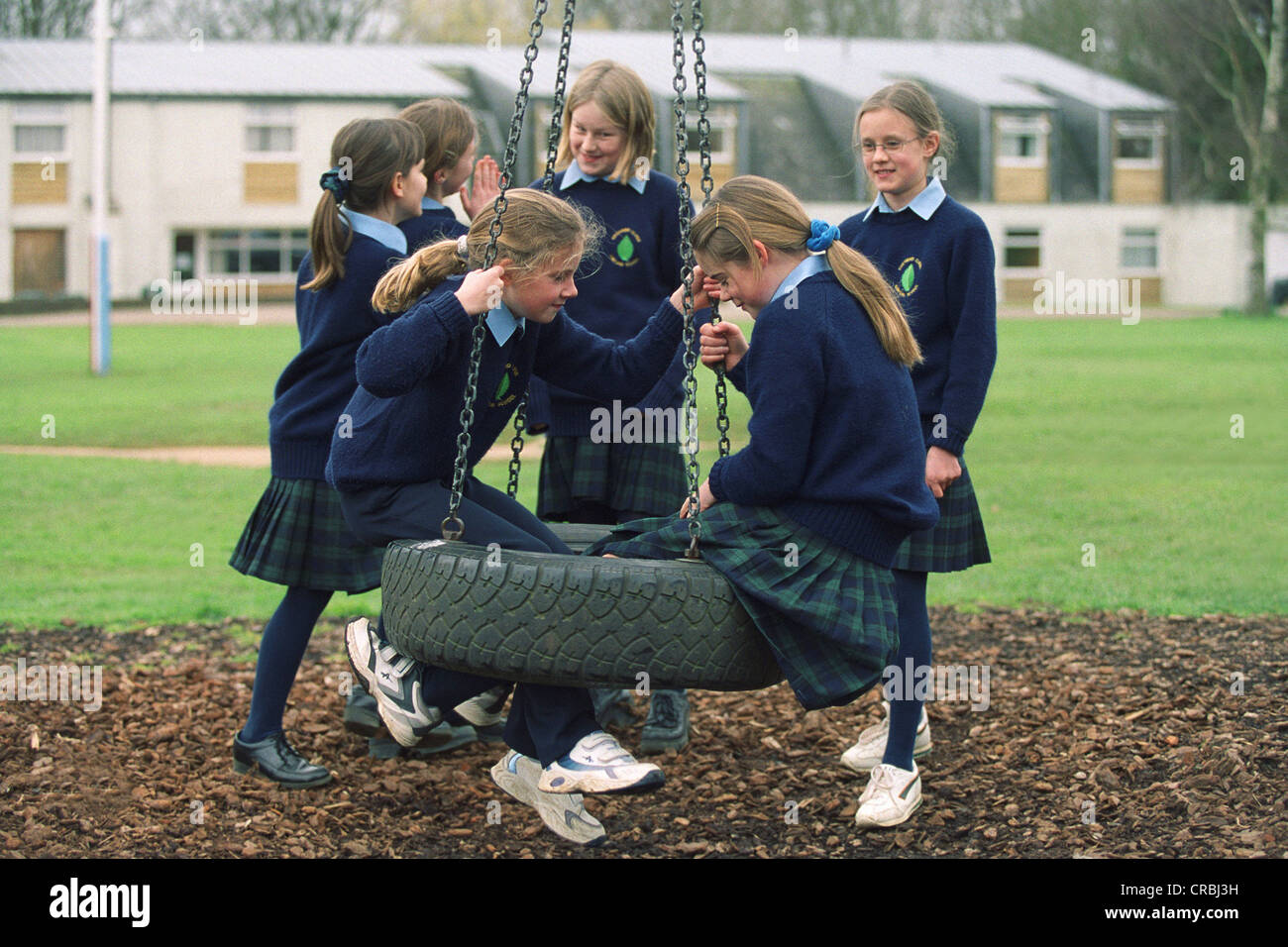 Playground uk school hi-res stock photography and images - Alamy