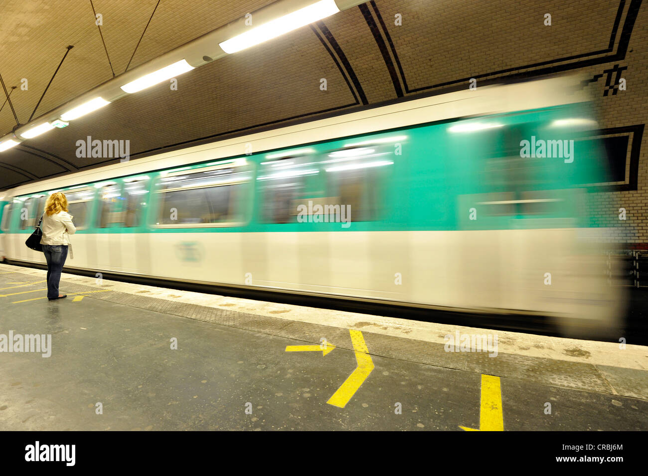 Passenger, Metro, Paris, France, Europe Stock Photo - Alamy