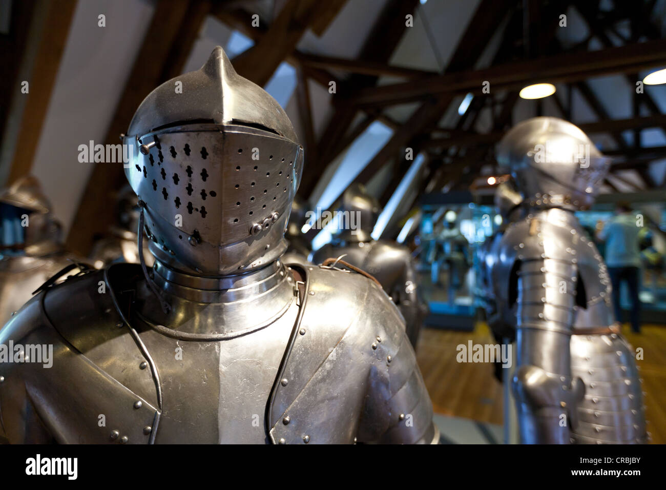 Knights' armours, weapons and art museum in the Veste Coburg castle ...