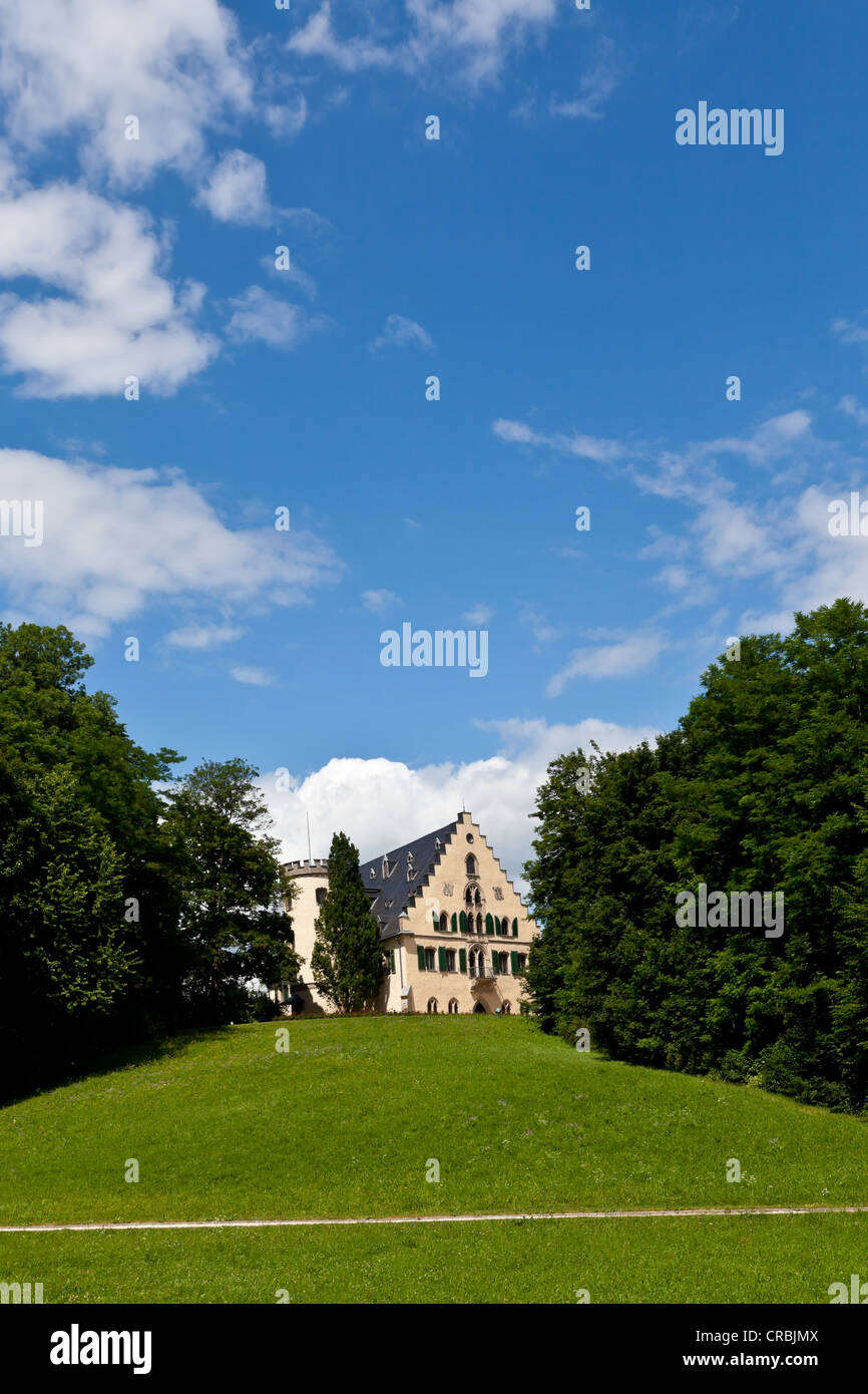 Schloss Rosenau Palace with park, Coburg, Upper Franconia, Bavaria ...
