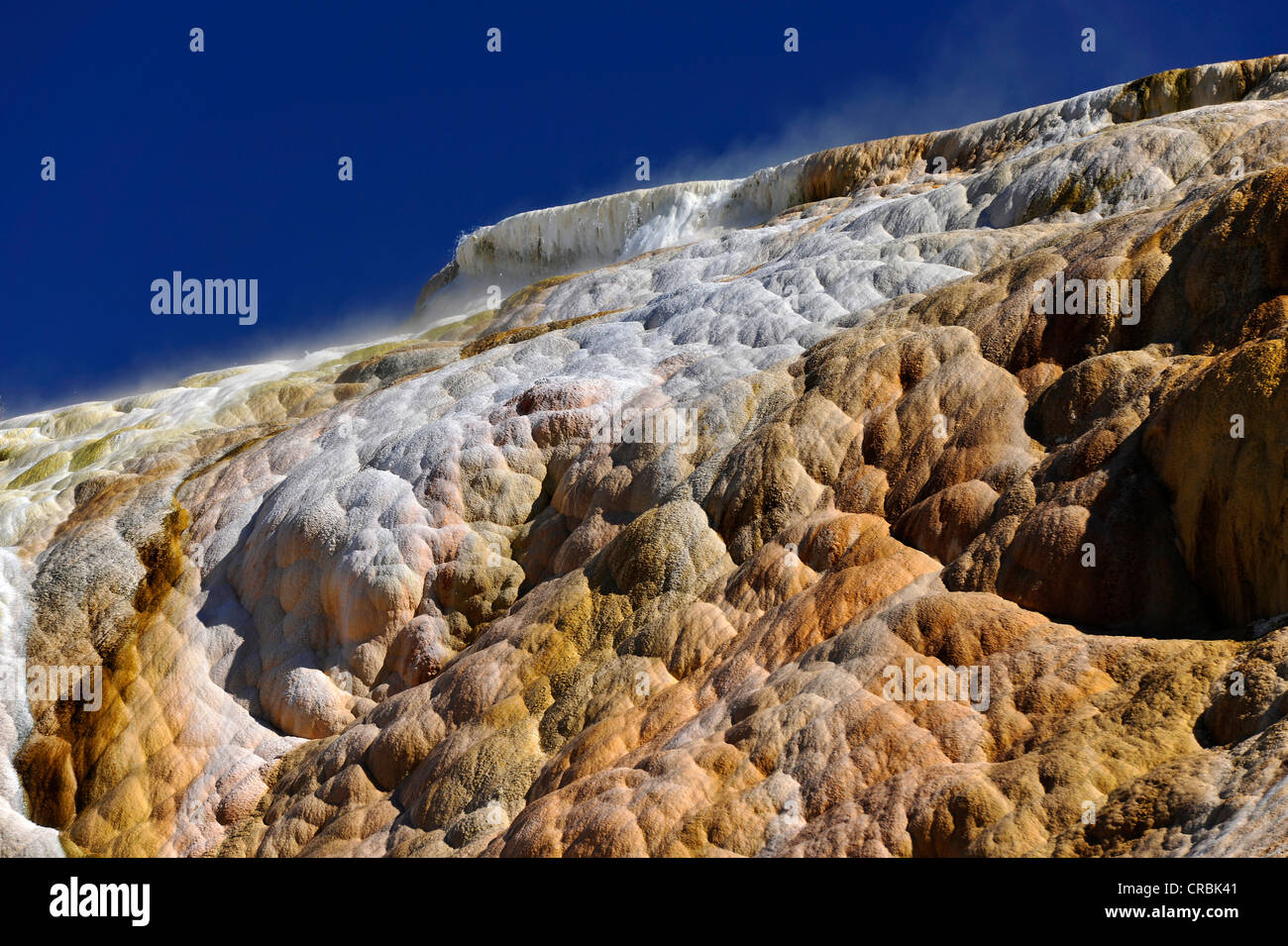 Palette Spring Terrace, Lower Terraces, limestone sinter terraces ...