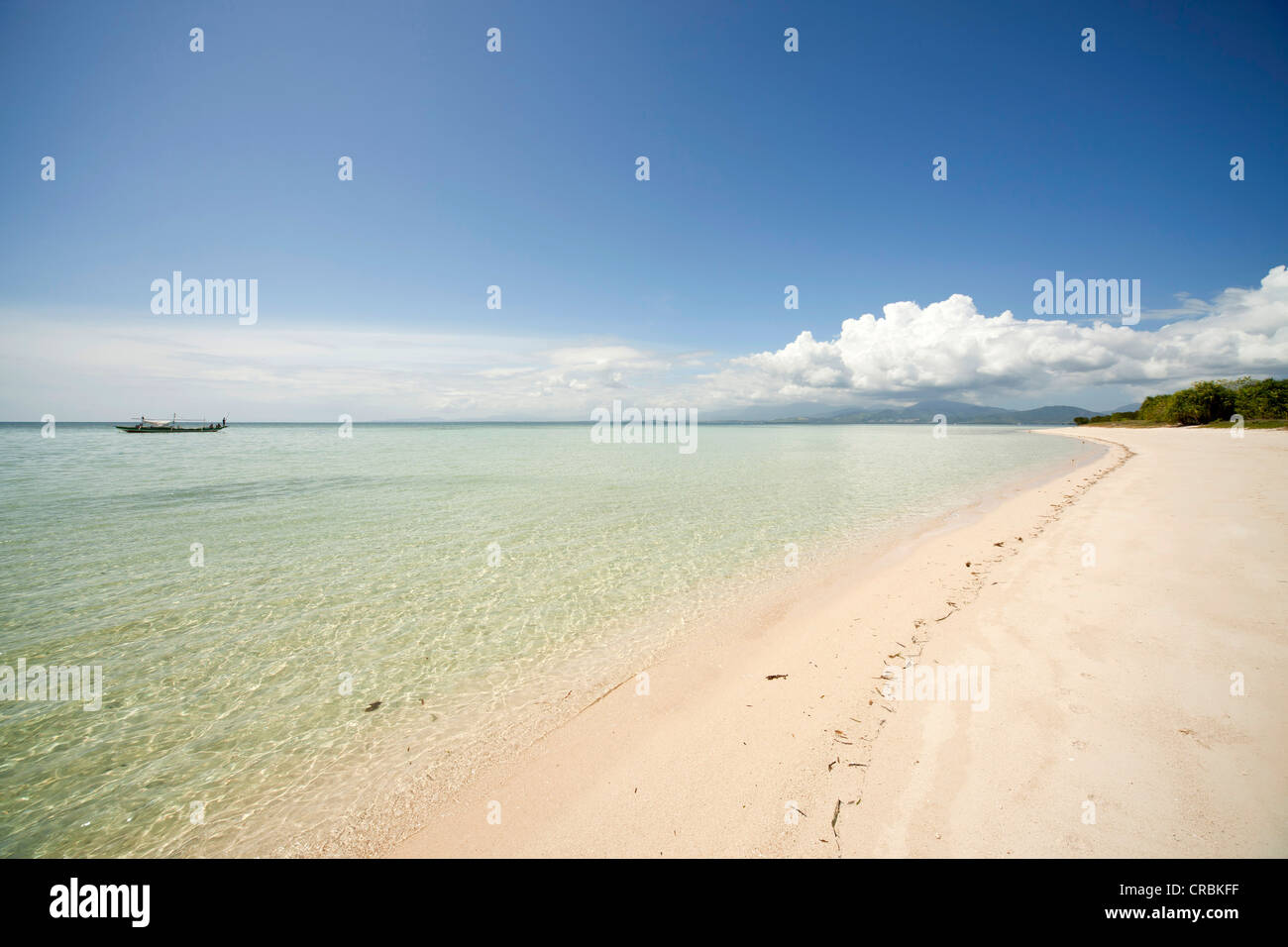 Beautiful beach on Pandan Island, Honda Bay off Puerto Princesa ...