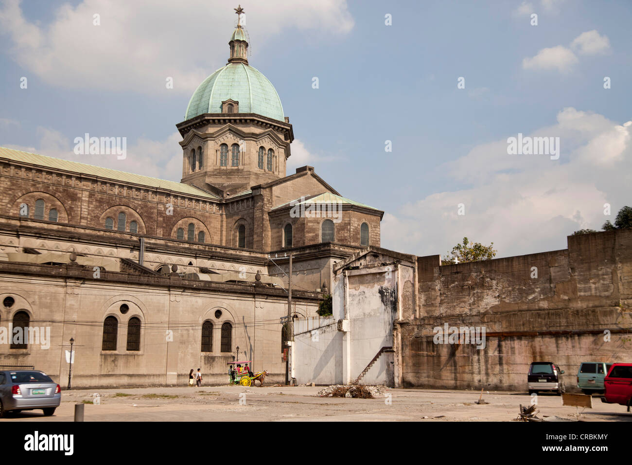 Manila Metropolitan Cathedral-Basilica or Manila Cathedral, Manila ...