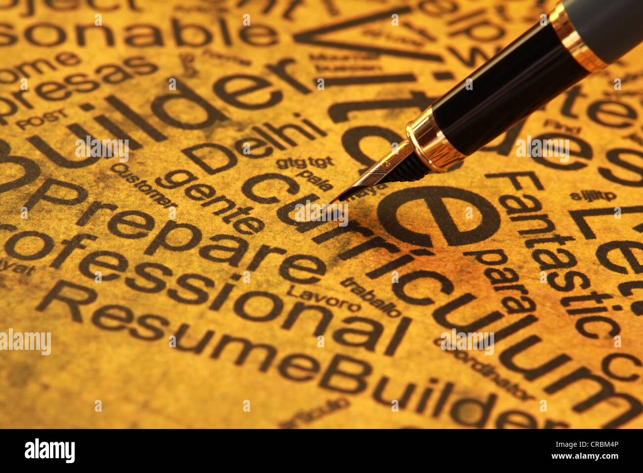 Curriculum vitae hi-res stock photography and images - Alamy