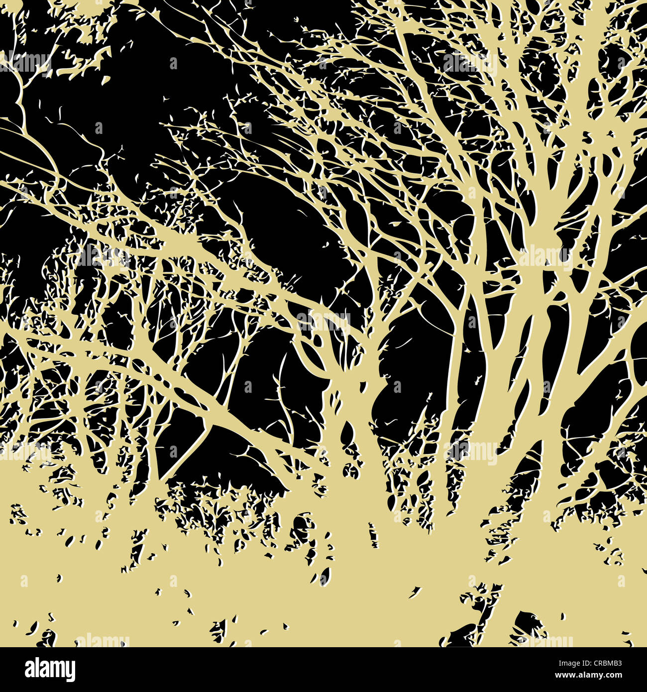 Art trees graphic background Stock Photo - Alamy