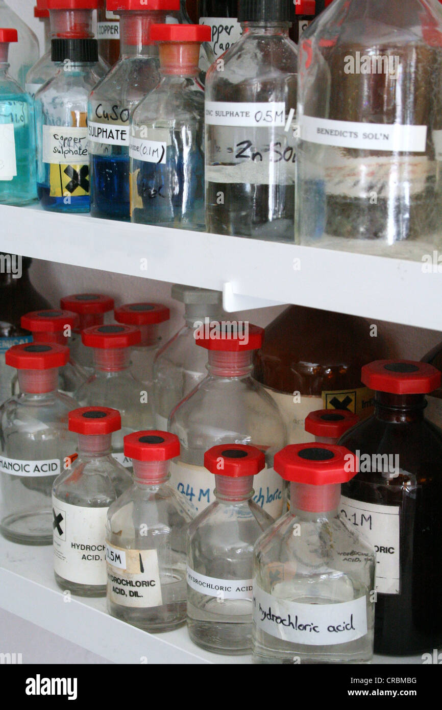 Lab chemicals hi-res stock photography and images - Alamy