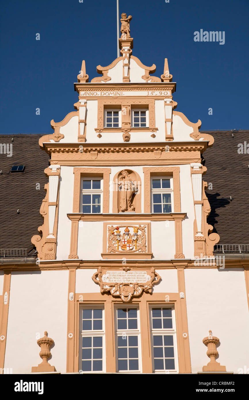 Schloss Neuhaus castle, an outstanding Weser-Renaissance building in ...